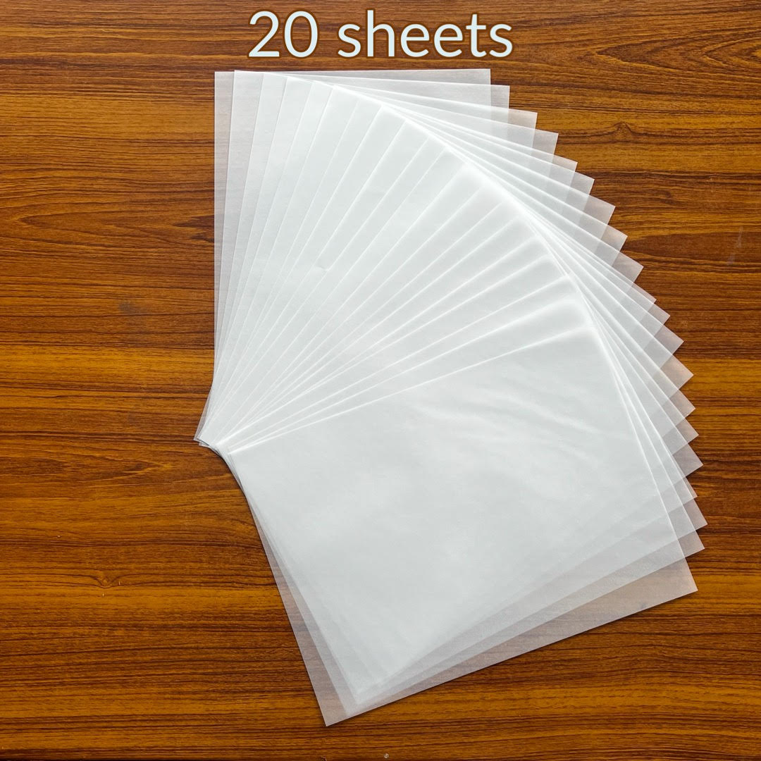 Tracing Paper for drawing. A4 size tracing paper sheets – Tasveer Fabrics