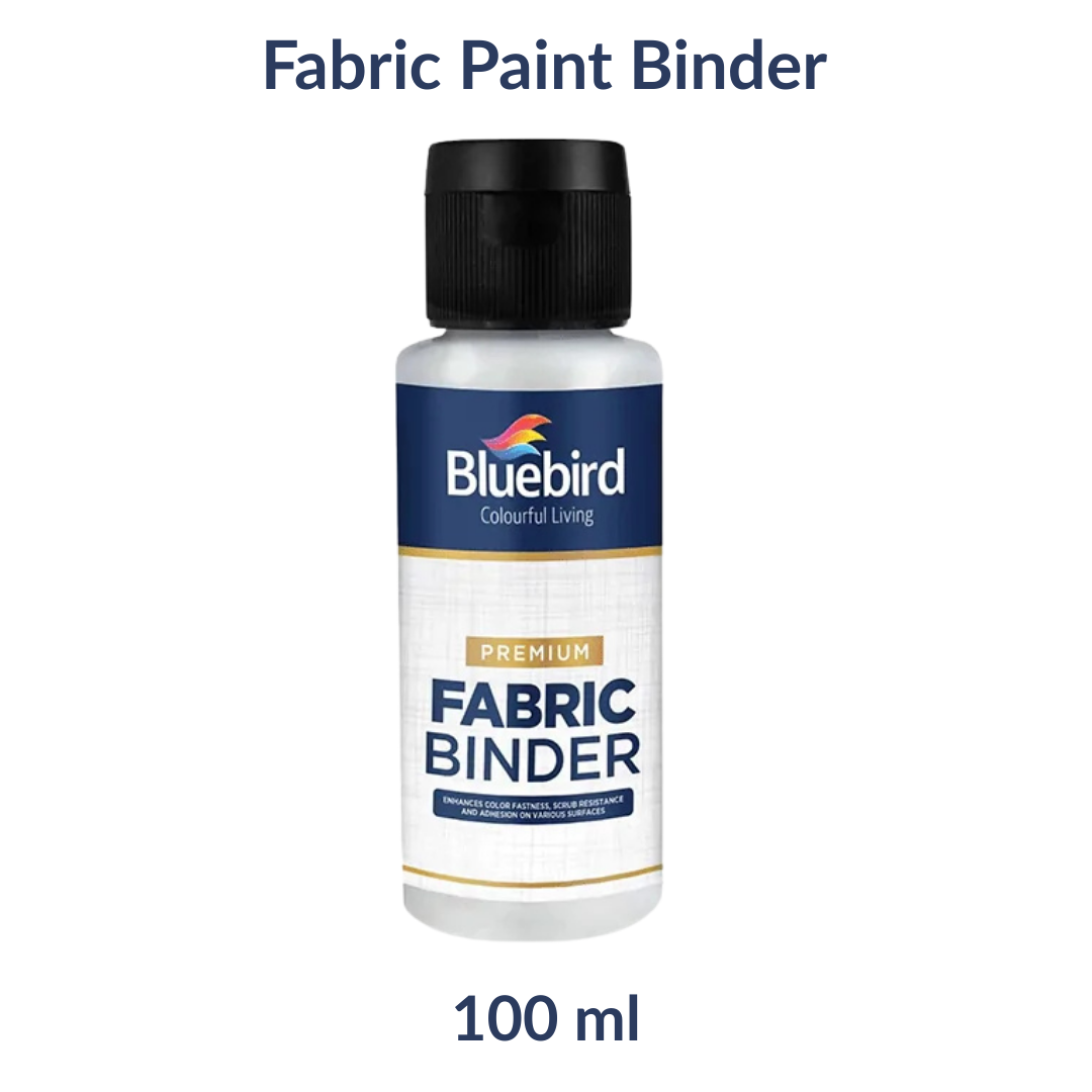 Bluebird fabric paint Binder 100ml - Strong adhesion & long-lasting fa ...
