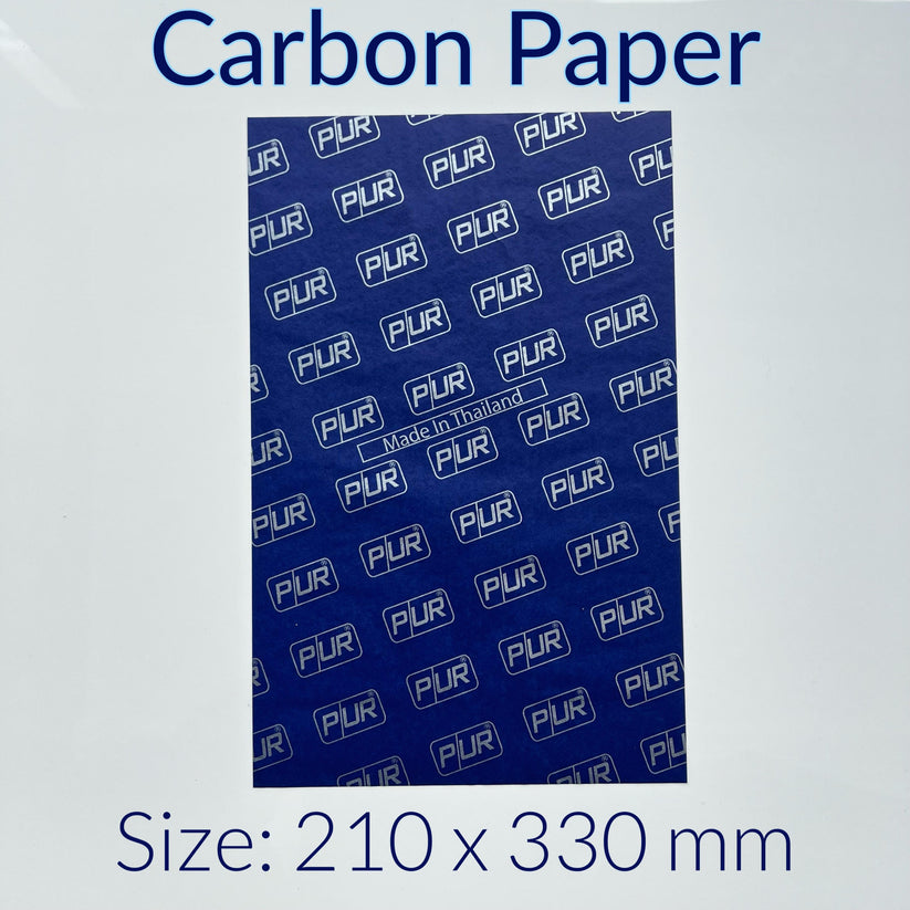 Carbon Paper sheet. Blue colour. Size 210 X 330 mm. Best used for tran ...